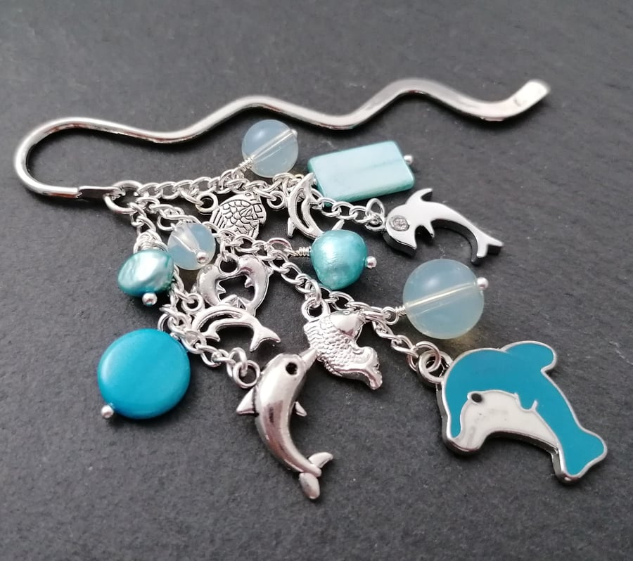 Dolphin Bookmark - Dolphin Gift - Dolphin Theme... - Folksy