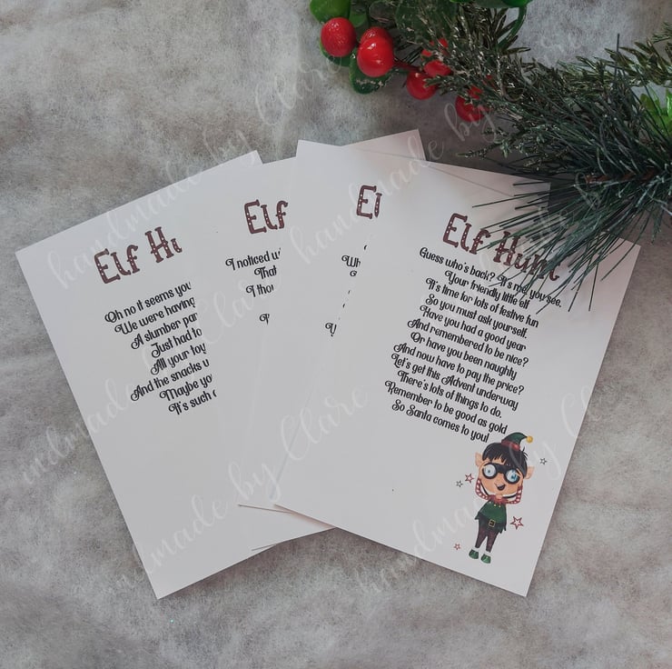 24 days of elf of the shelf activities, elf on ... - Folksy