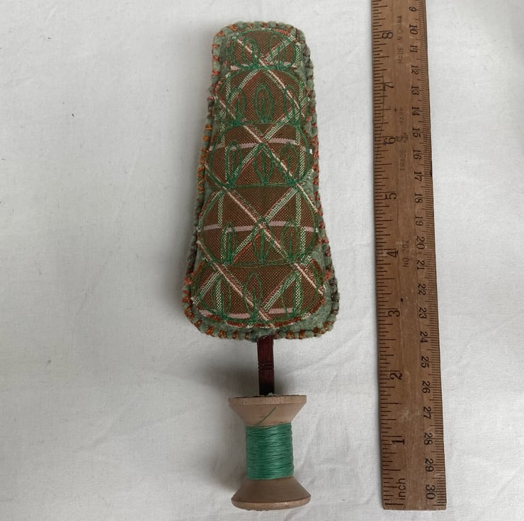 Tall tree - green check - Folksy