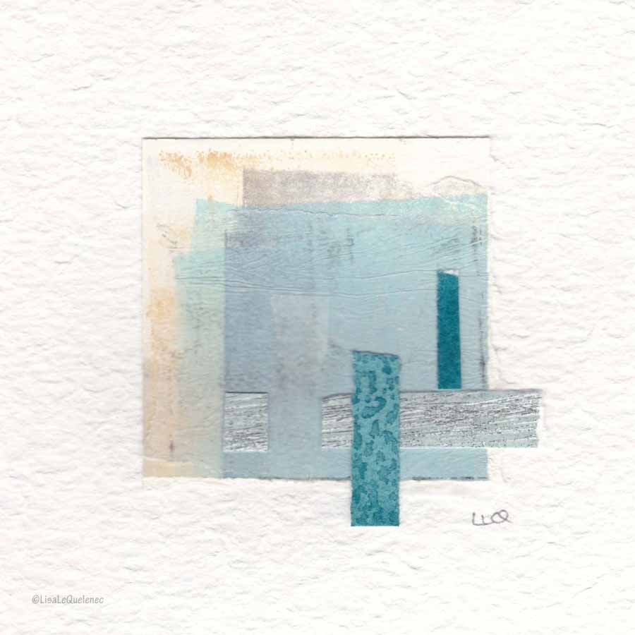 Original coastal inspired abstract minimalist c... - Folksy
