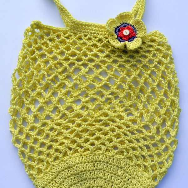 Crochet Shopping Bag - Folksy