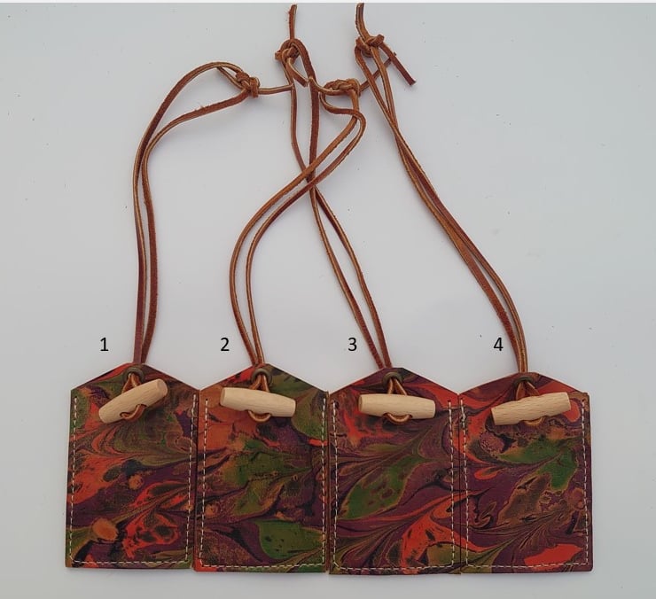 Personalised Handmade Leather Luggage Tags - Folksy