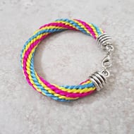 Pansexual Bracelet, Pan Pride, LGBT Jewelry - Folksy