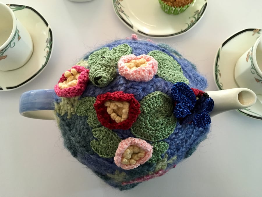 Water Lily Tea Pot Cosy - Folksy