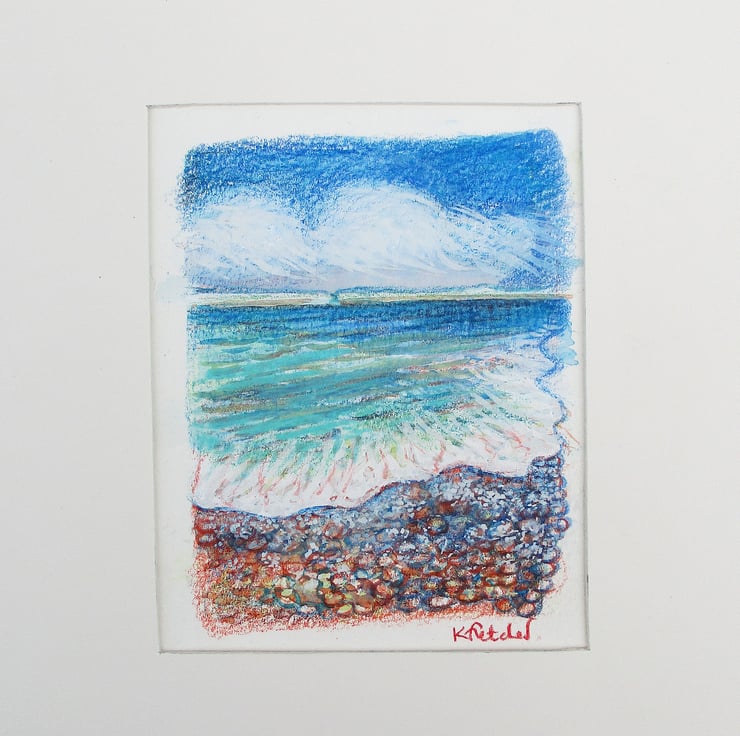 Caithness Coast - Original Watercolour and Mixe... - Folksy