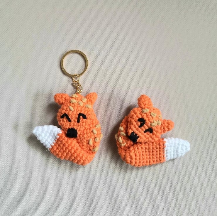 Amigurumi Keychain,Knitted Keychain,Gift for hi... - Folksy