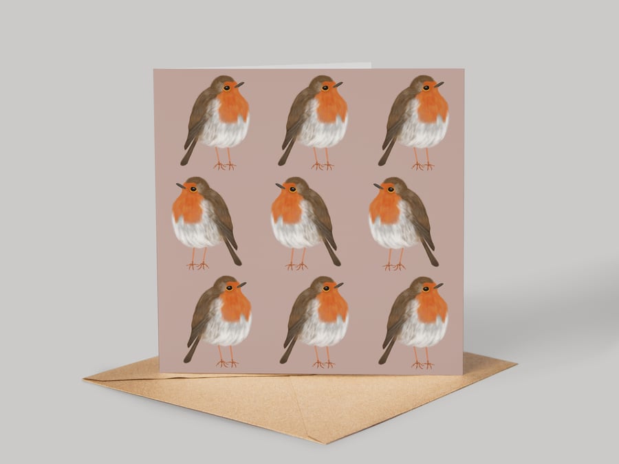 Robin Greeting Card, Blank Card, Any Occasion, ... - Folksy