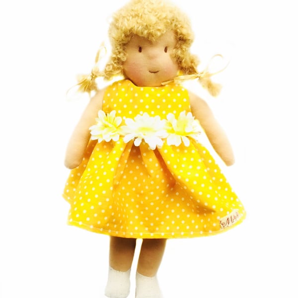 Amber Rag Doll - Folksy