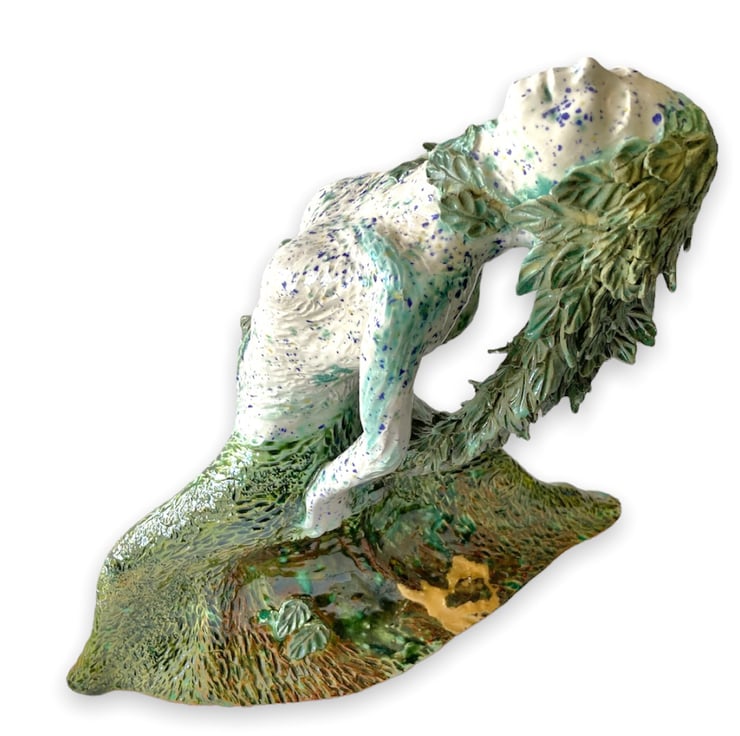 Ceramic sculpture Summer Dryad - Folksy
