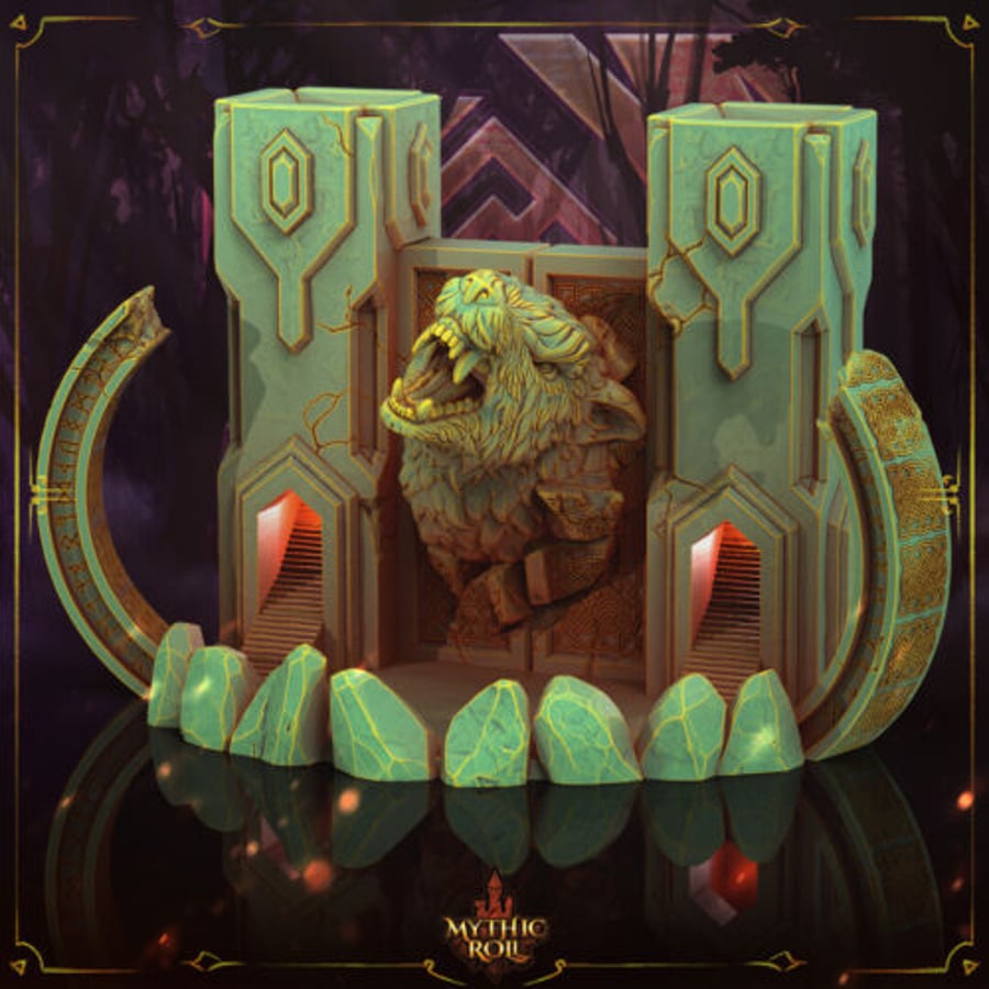 Mythic Roll - Dice Tower - The Gate of Valhalla... - Folksy