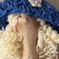 Victoria - Tilda type shelf dolly - Folksy