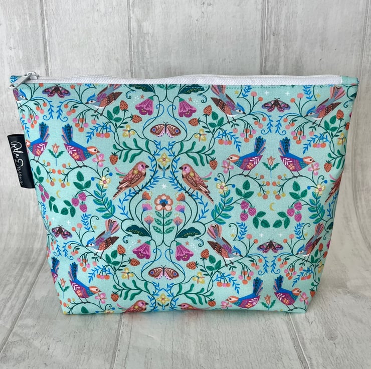 Make up bags birds - Folksy