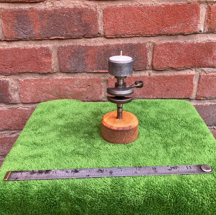 Tea Light Candle Holder, Industrial Style, made... - Folksy
