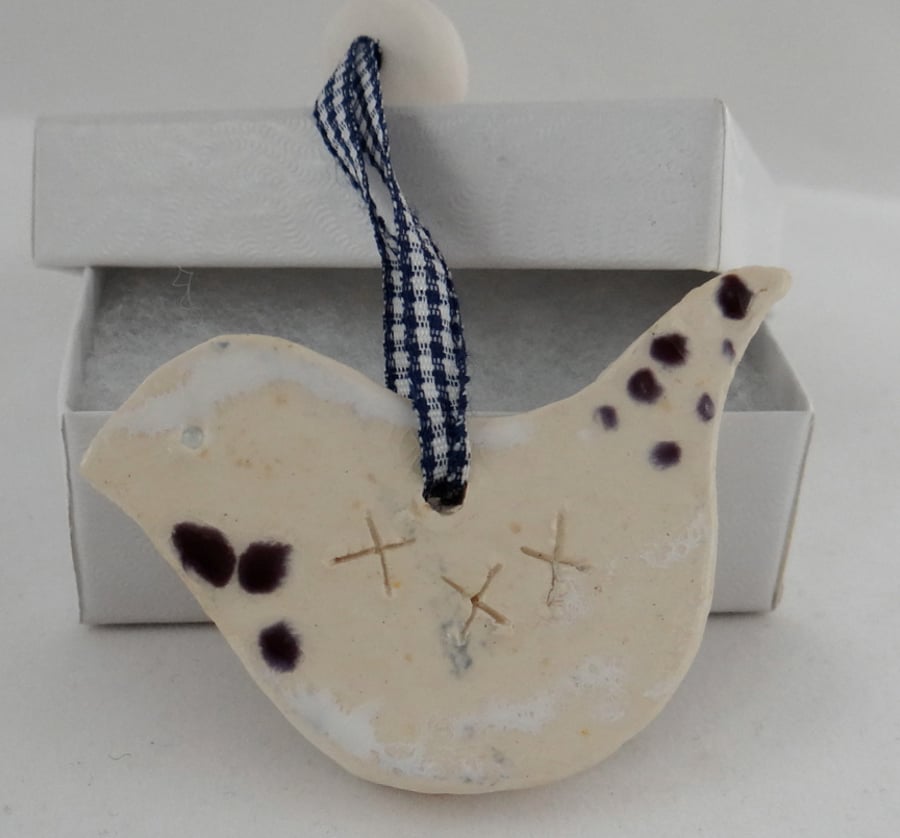 Ceramic Bird - Handmade Pottery - Folksy