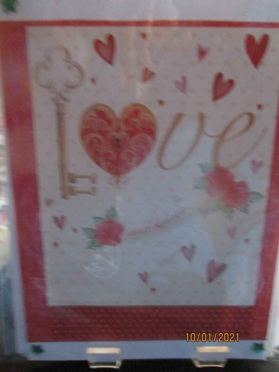 Love and Kisses Card - Folksy