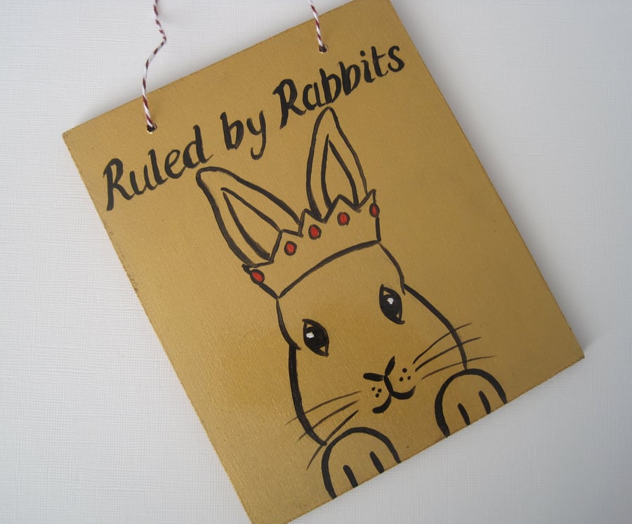 Bunny Plaque - Folksy