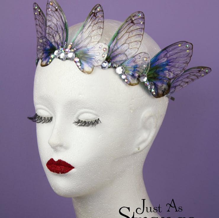 Enchanting Fairy Wing Tiara Crown Circlet Headd... - Folksy