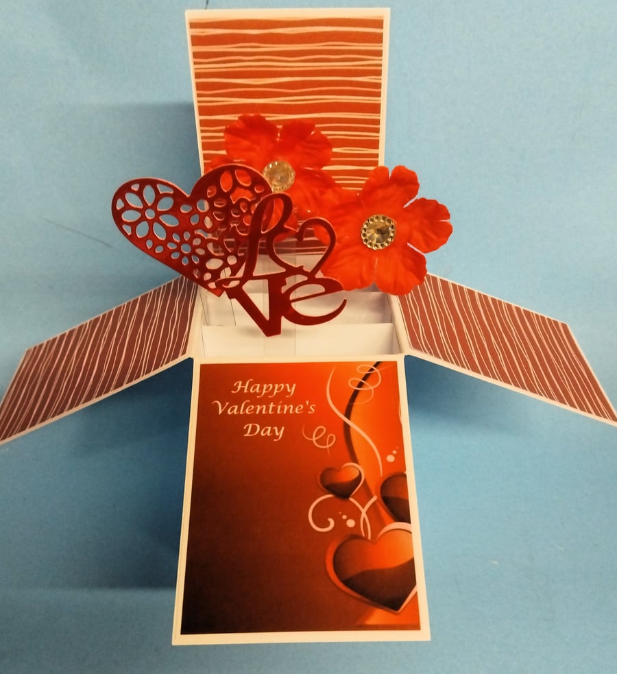 Valentine Card - Folksy