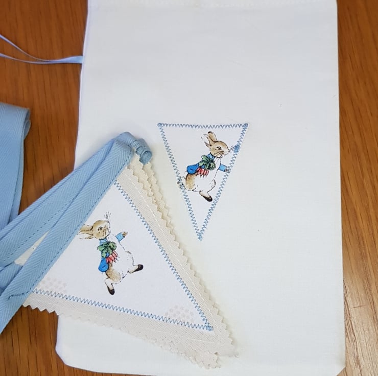 Peter Rabbit mini bunting; pastels - Folksy