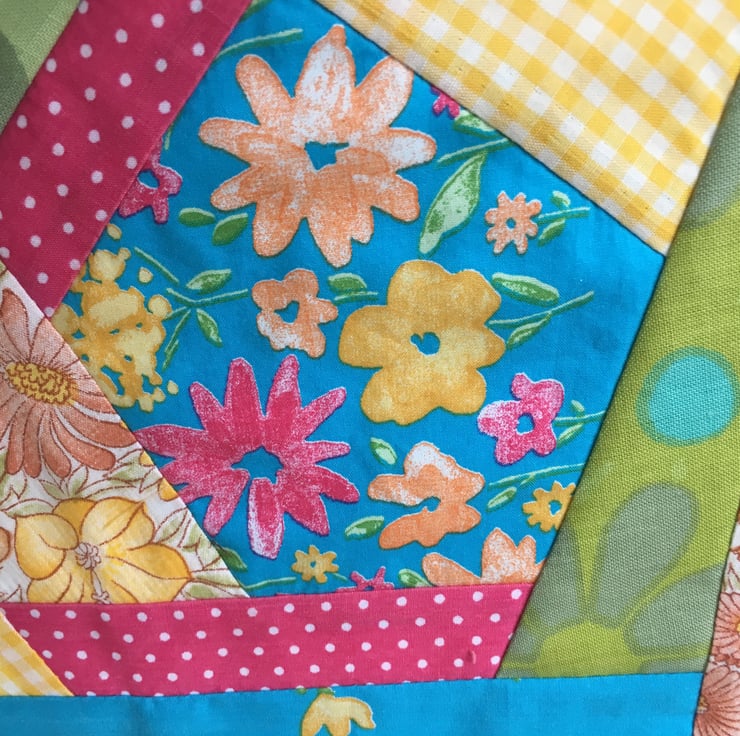 Crazy Patchwork Panel - Folksy