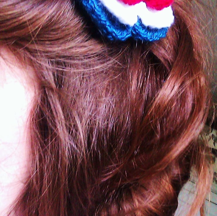 Large Vintage Style Union Jack Inspired Hair Cl... - Folksy
