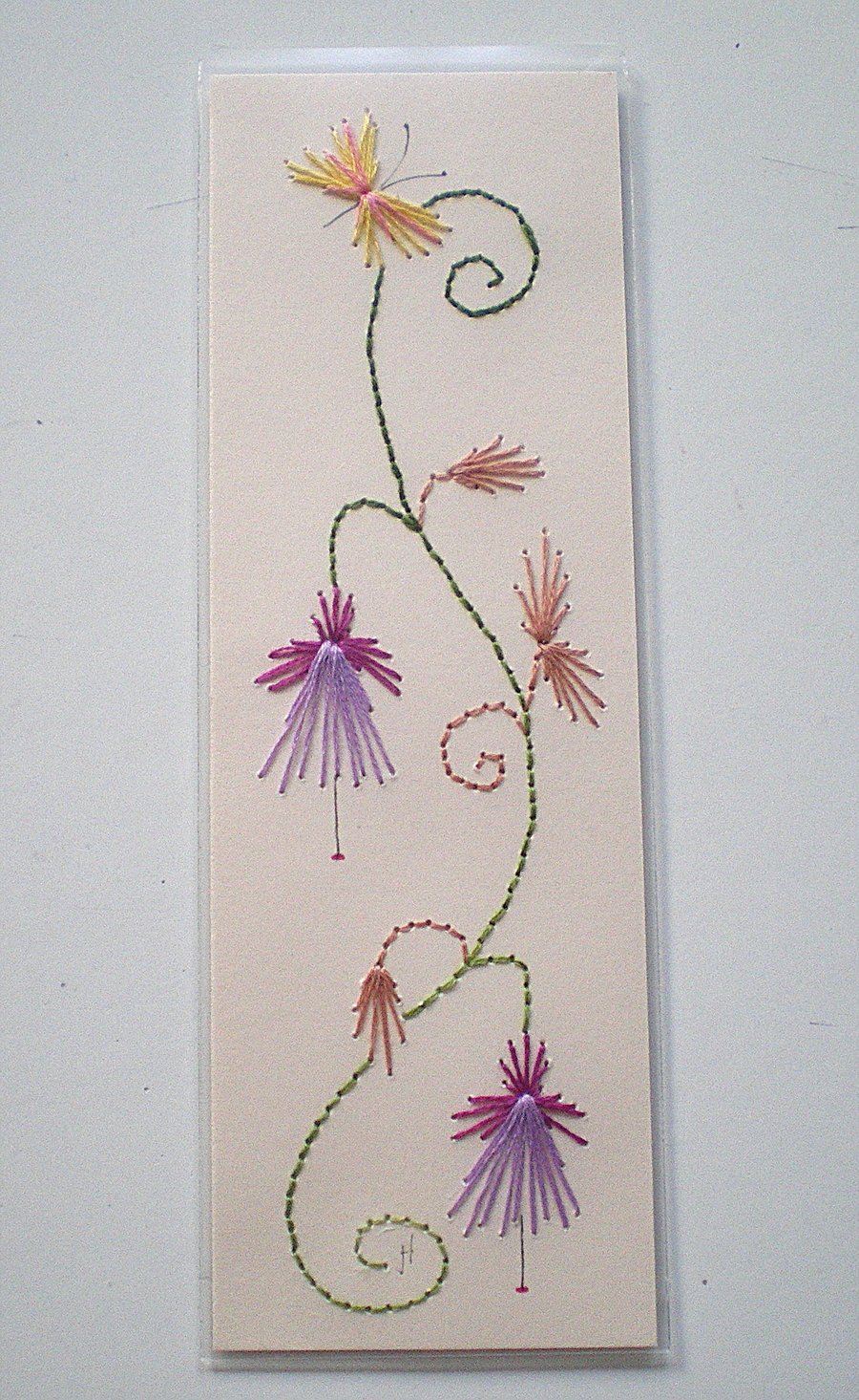 Book mark,Embroidered book mark,Embroidery,Book... - Folksy