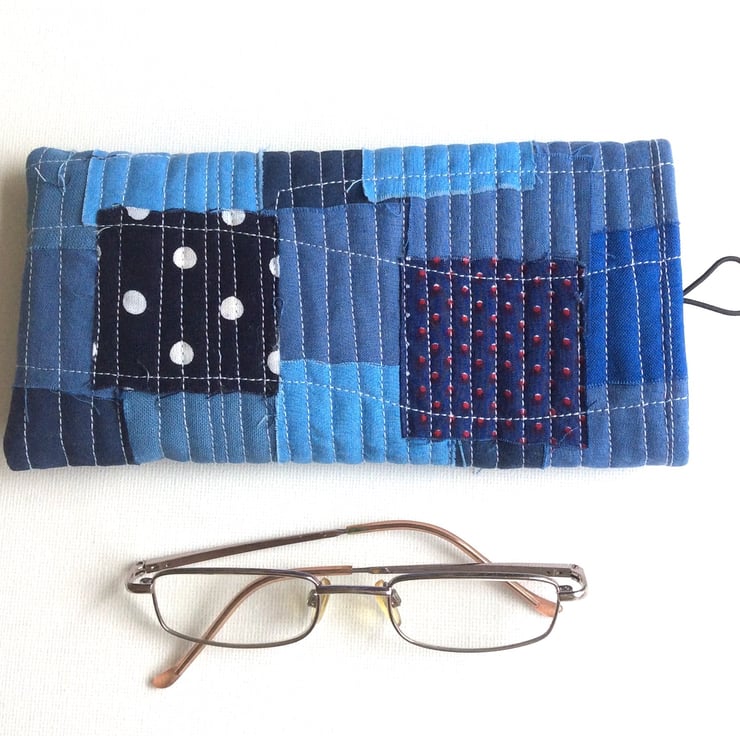 Glasses case, sunglasses case, shabby chic, pat... - Folksy