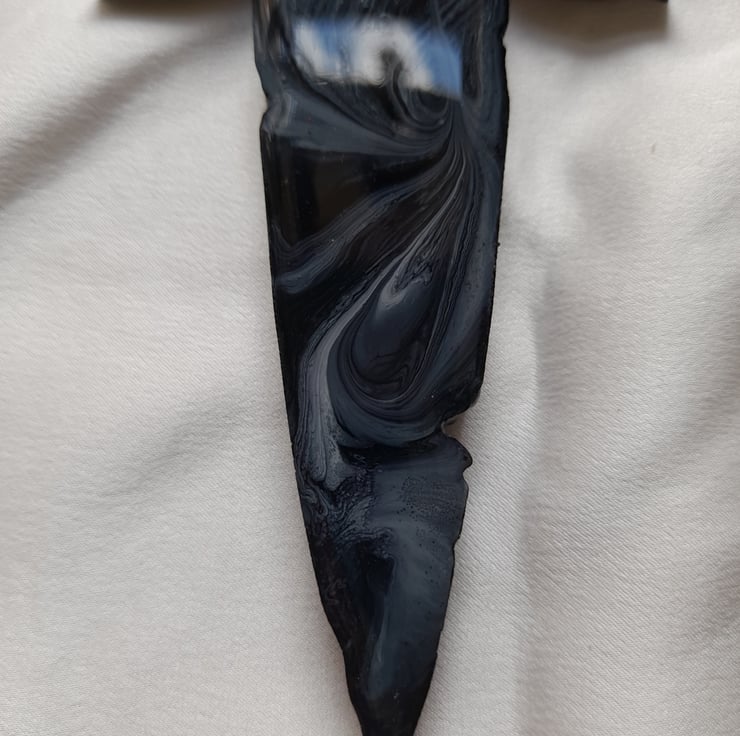 Decorative Symbolic Obsidian Fae Witch Resin Da... - Folksy