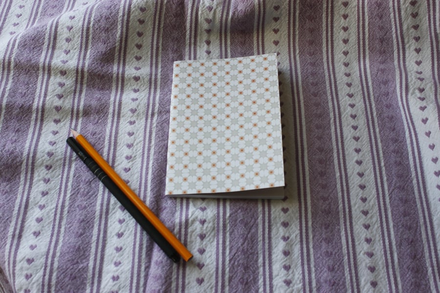 A6 notebook with decorative cover - Folksy
