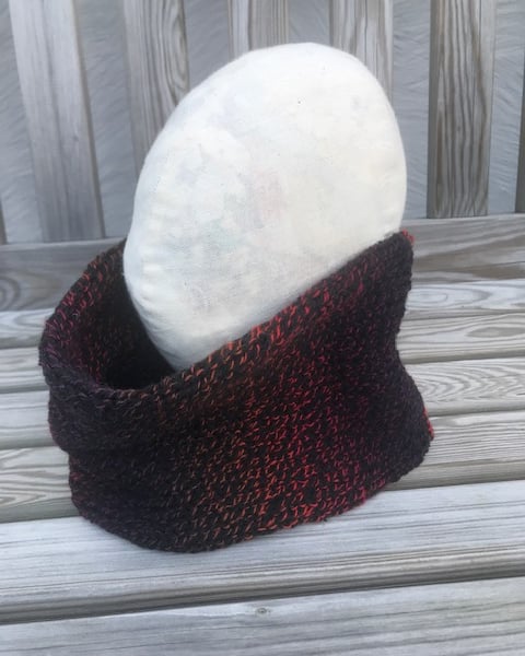 Ladies Snood Multicoloured Gradient - Folksy