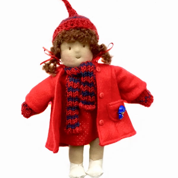 Ruby Rag Doll - Folksy