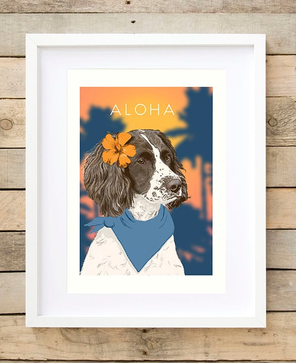 Springer Spaniel art, British dog artist, Spani... - Folksy