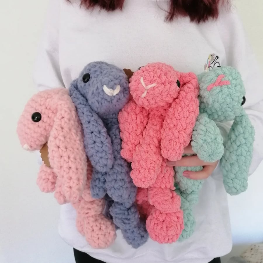 Cute crochet cuddle comfort bunny - Folksy