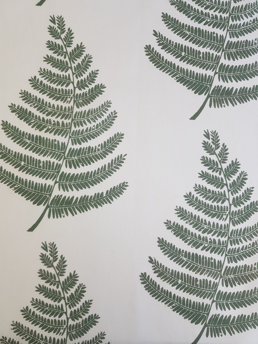 Fern Fabric - Folksy