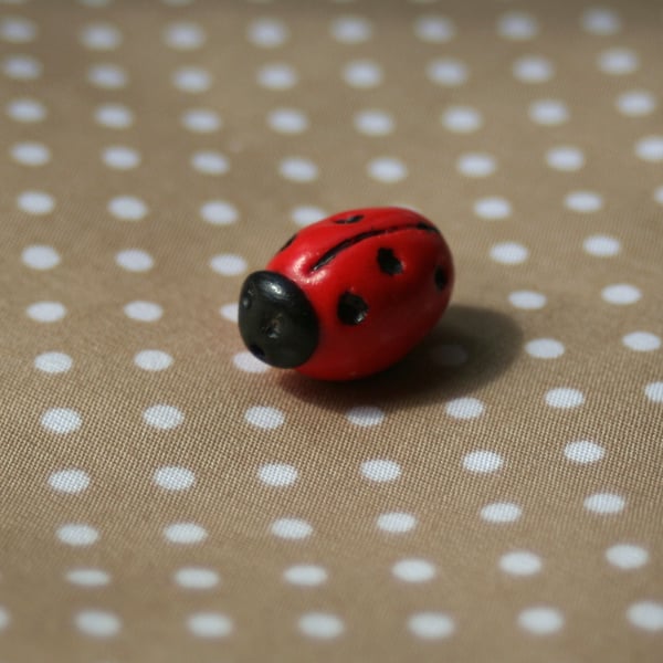 Ladybird Bead - Folksy