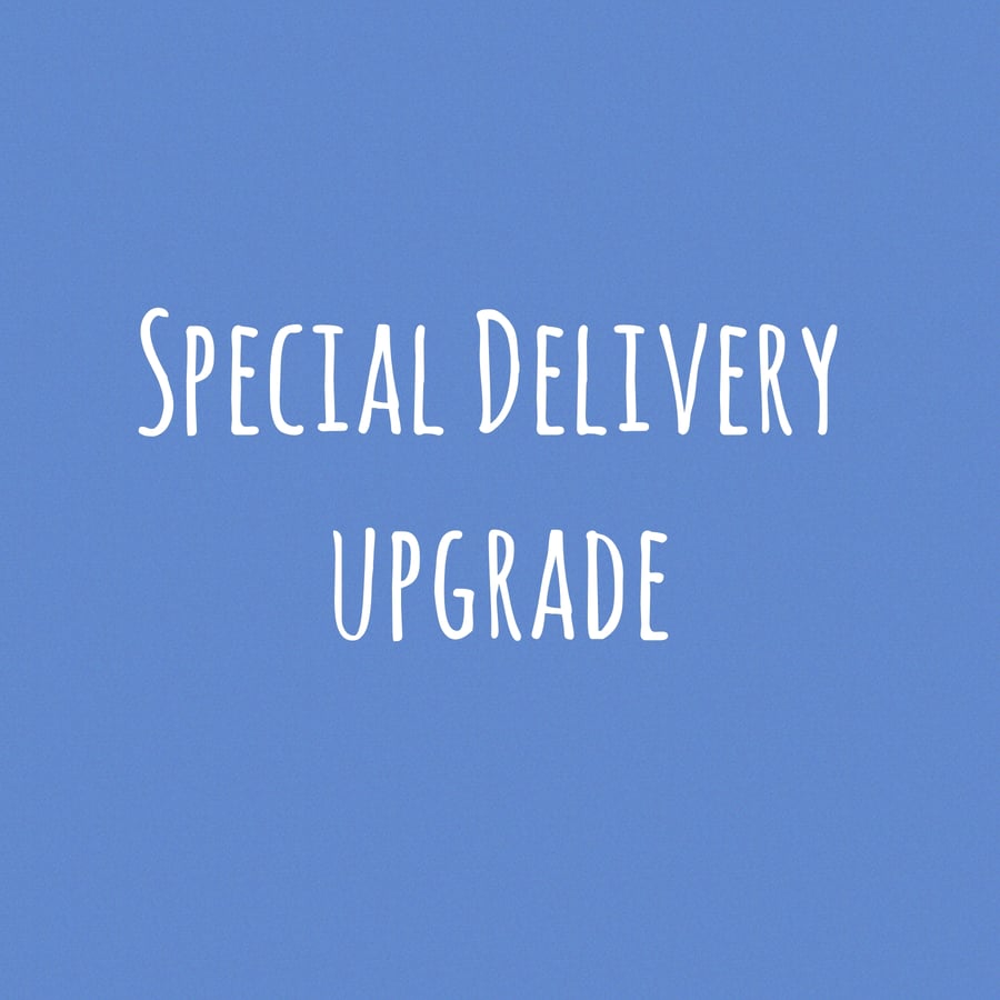 Special Delivery Postage Upgrade - Folksy