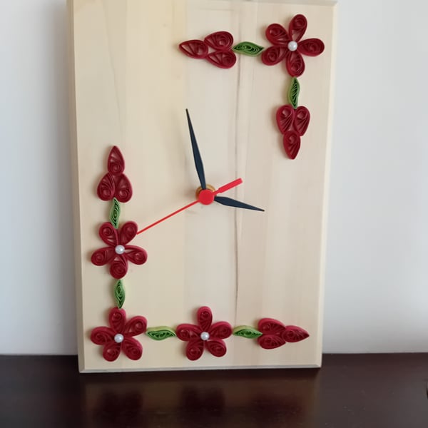 Handmade clocks on Folksy