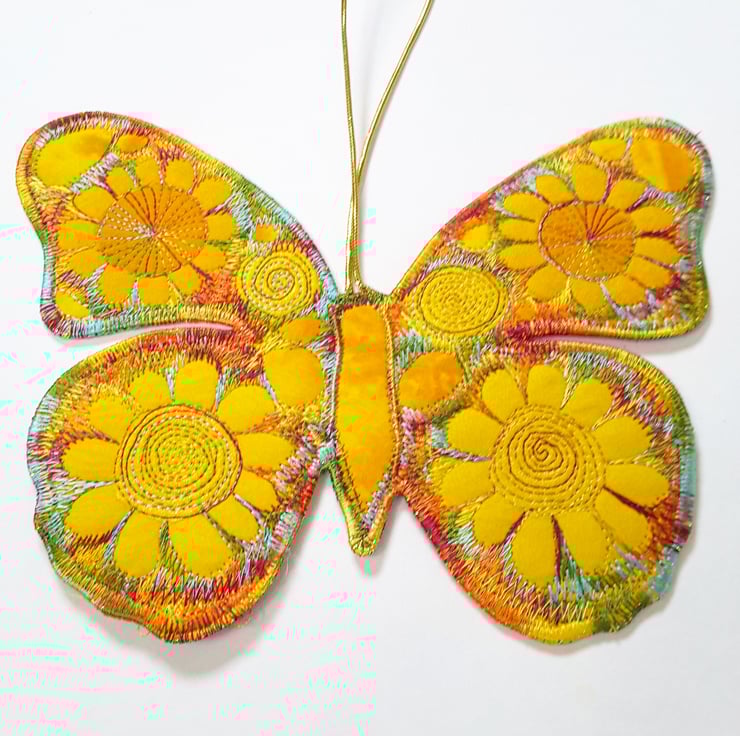 Butterfly Hanging Decoration - Folksy