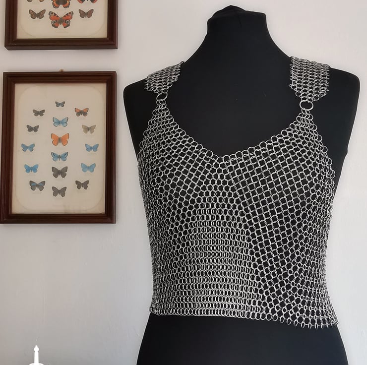 Made to Order: The Victoria Chainmail Crop Top - Folksy