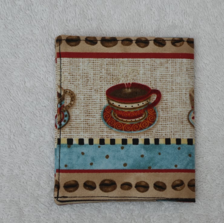 Card Wallet. Credit Card Flip Wallet. Coffee Cu... - Folksy