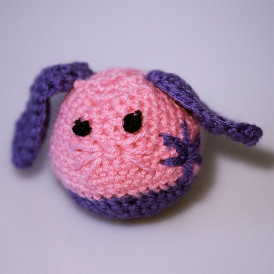 Small Roly Poly Amigurumi Bunny - Folksy