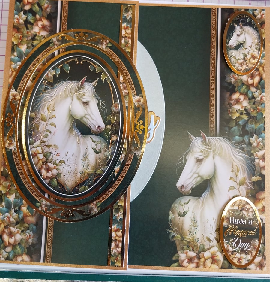 Enchanted Horse Birthday Card - Folksy