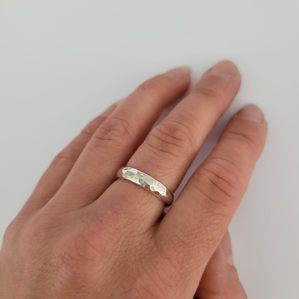 Handmade rings - sterling silver on Folksy