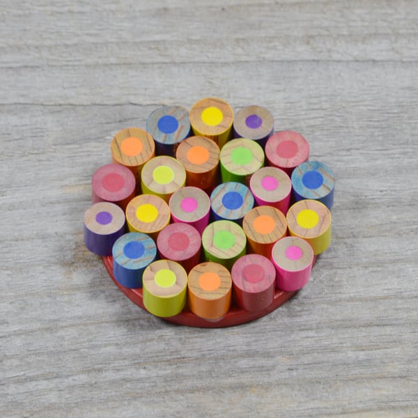 Color Pencil Brooch, Color Theme: My Happy Chil... - Folksy