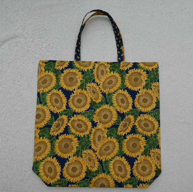 Sunflower Bag. Shopping Tote. Fully Lined with ... - Folksy
