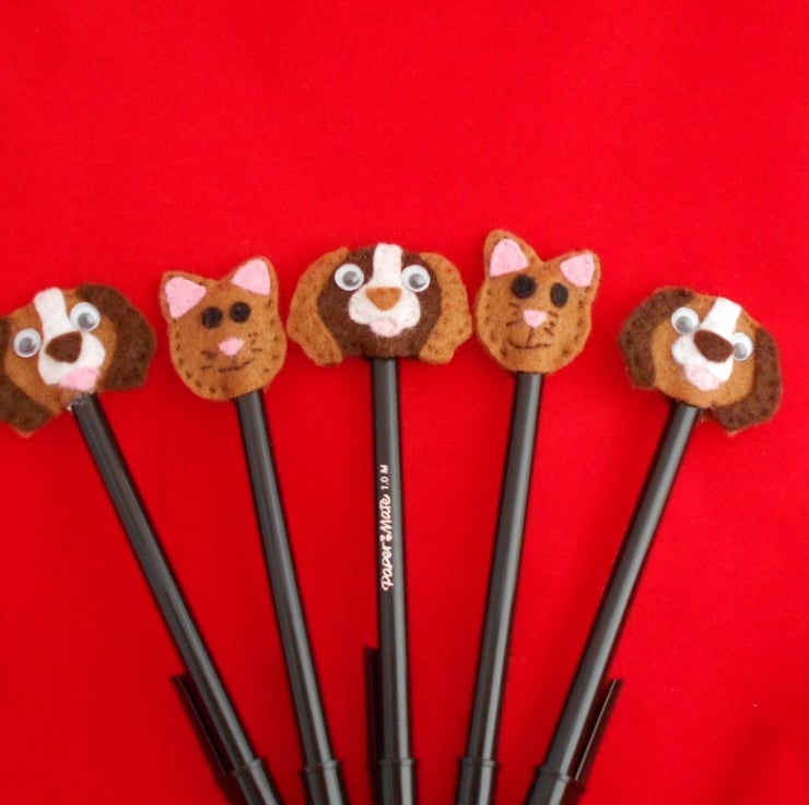 Handmade Pen or Pencil topper - DOG - Cute - wi... - Folksy