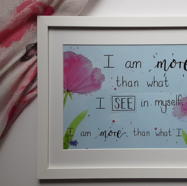 'I am More' Art Print - Folksy