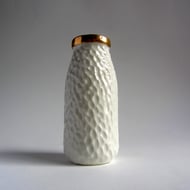 Gold Top Milk Bottle Vase - Super Seconds Fest... - Folksy