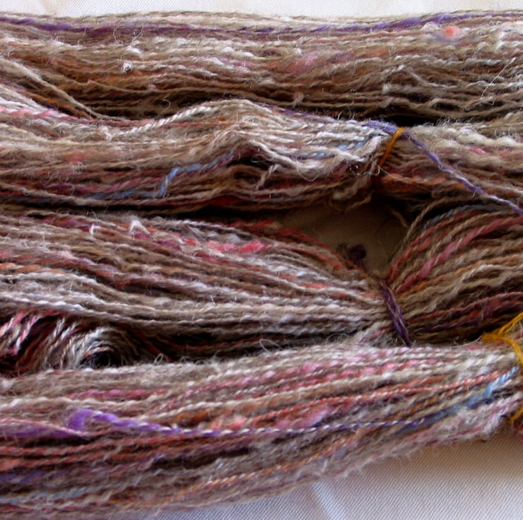 Handspun Scottish Wool 'Evening' - Folksy