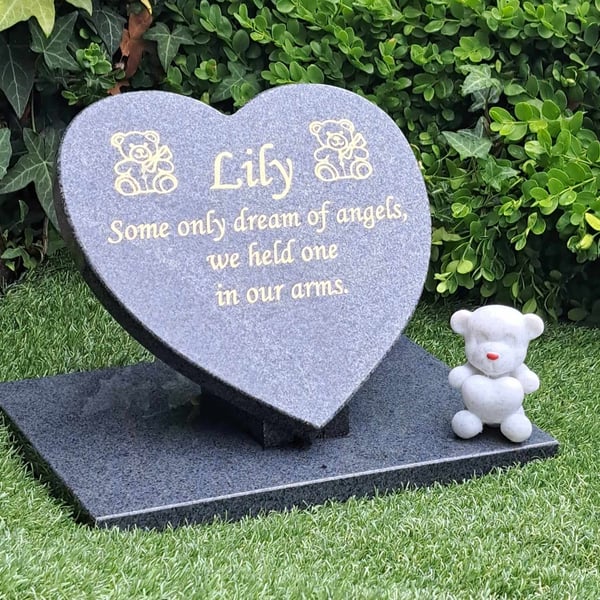 Memorial Grave Marker Baby Memorial Grave Plaqu... - Folksy